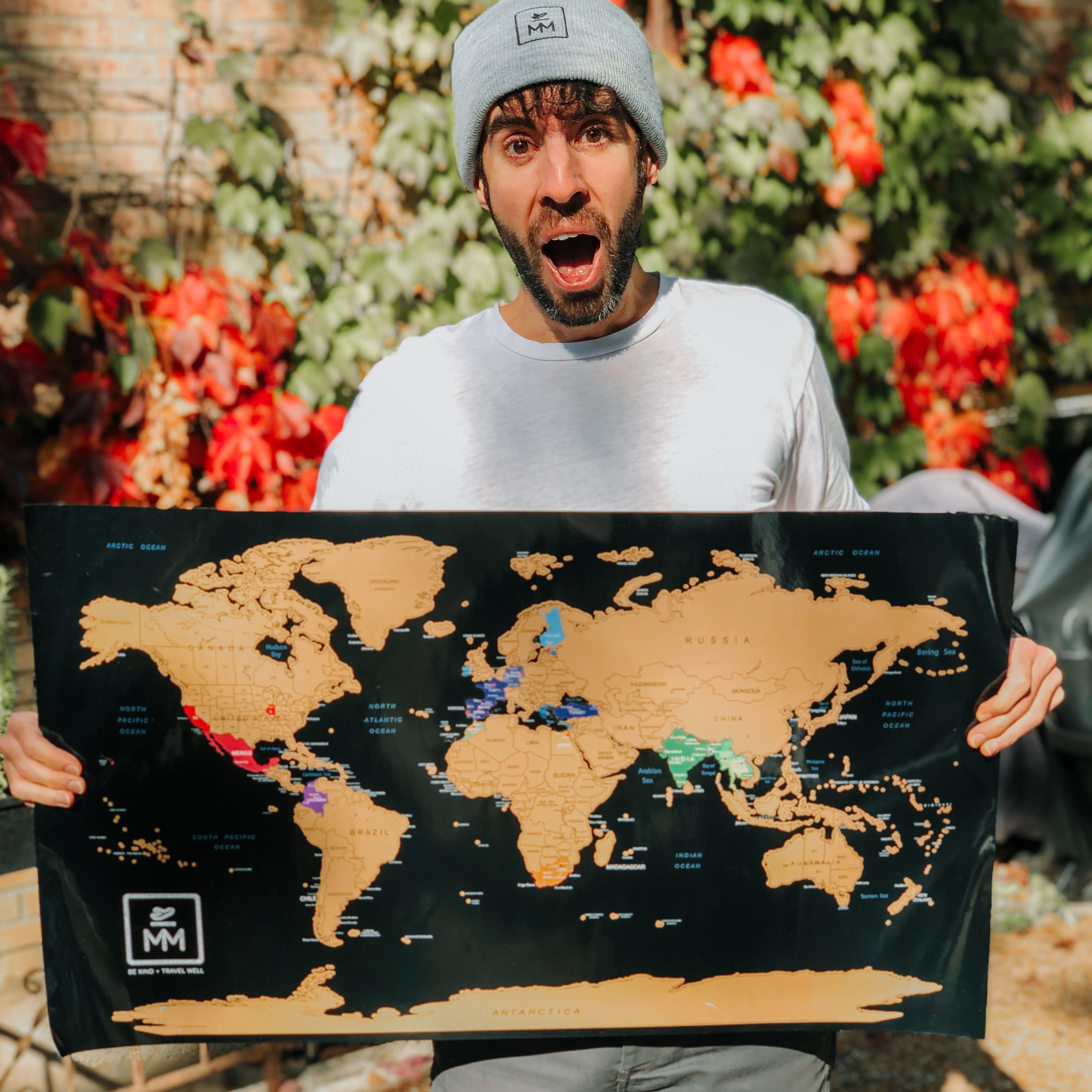 WANDERER SCRATCH-OFF MAP – Mike Mentz Travelpop Emporium